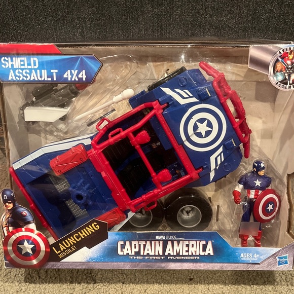 Hasbro | Toys | Marvel Shield Assault 4x4 Vehicle 20 Captain America 4 ...